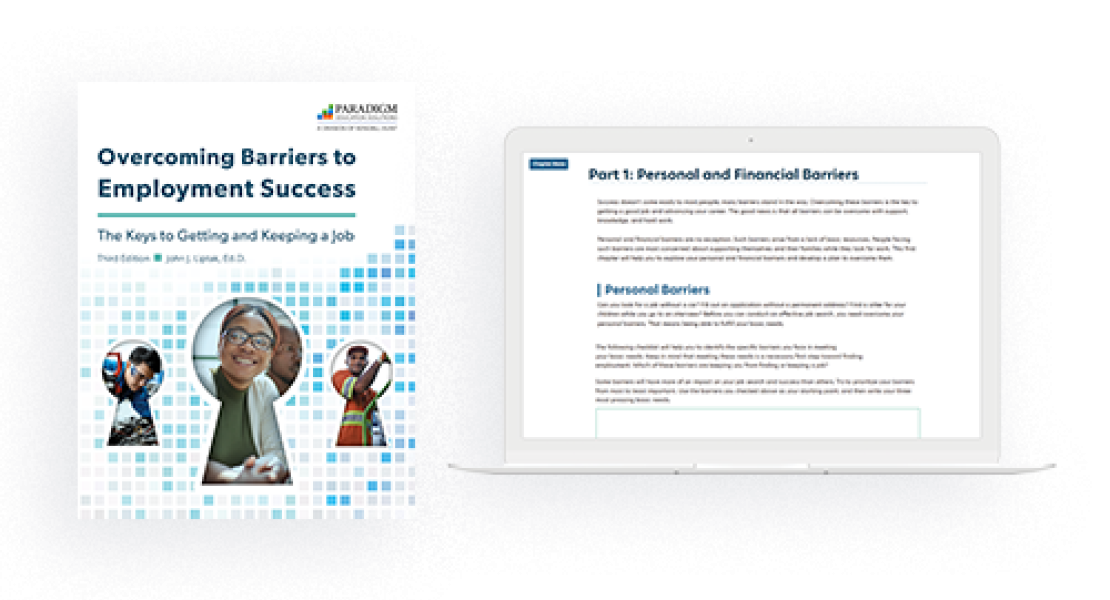 Overcoming Barriers Products | Paradigm Education