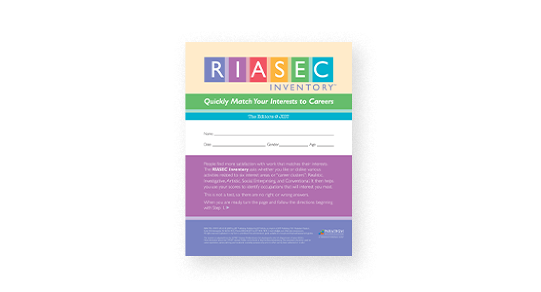 RIASEC Inventory | Paradigm Education